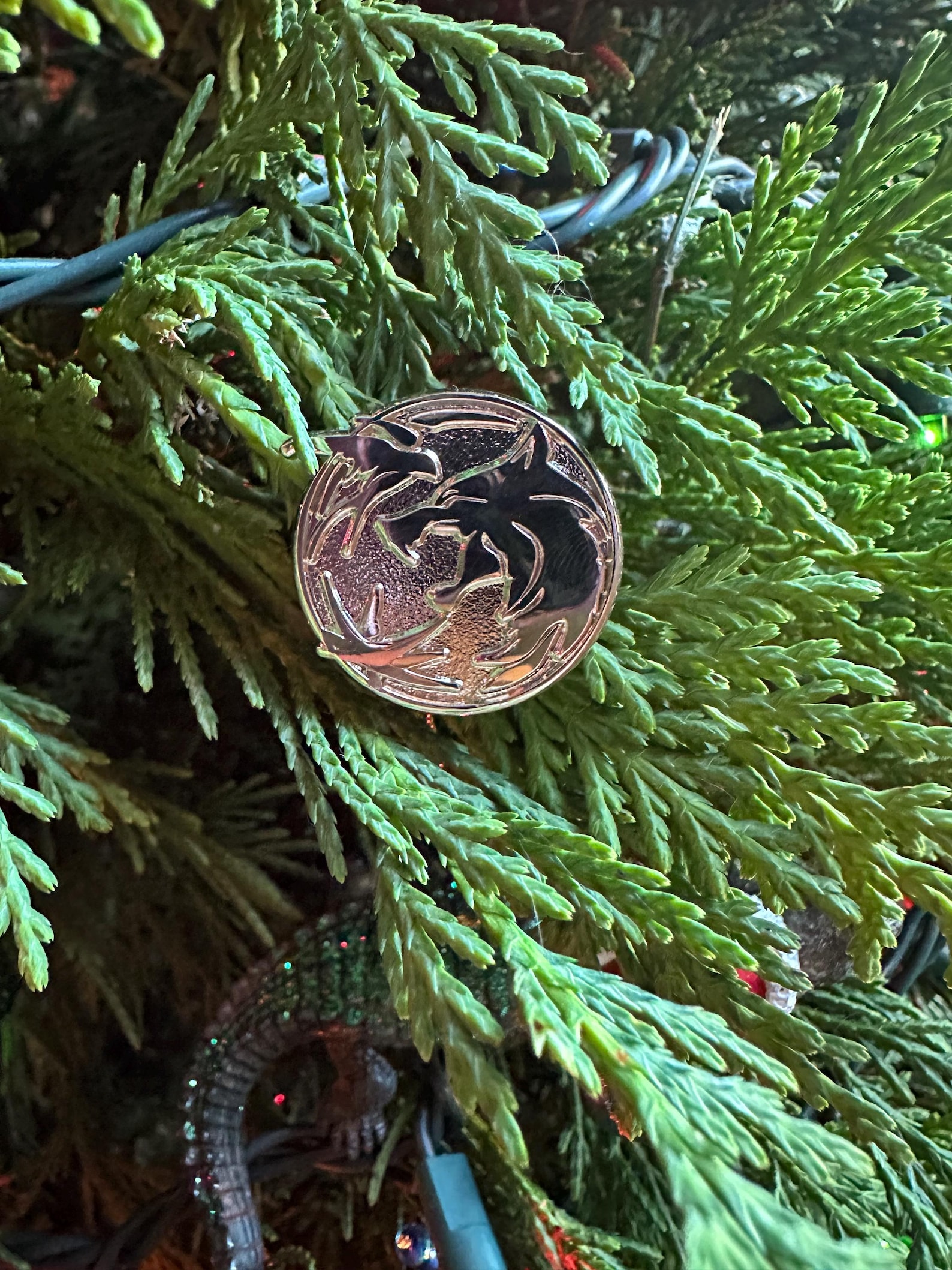 The White Wolf Witcher Symbol Pin - Etsy