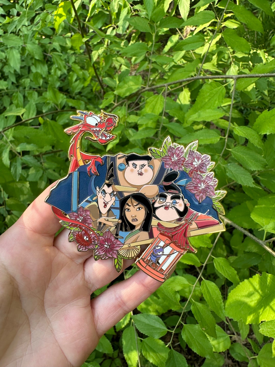 In Hand "loyal, Brave, & True" LE 30 Mulan Fantasy Pin - Etsy