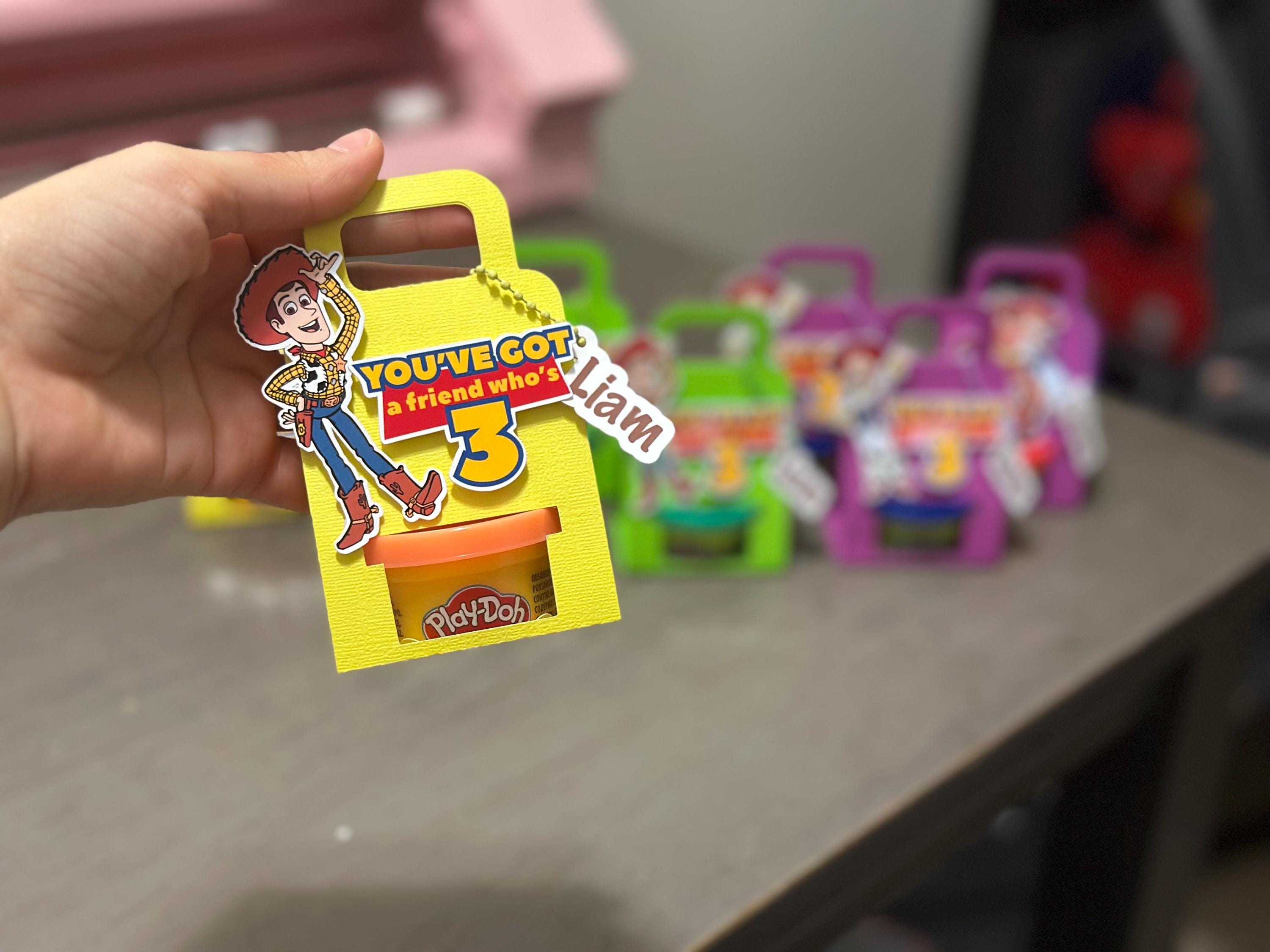 Toy Story Party Favor Play Doh Holder Woody Birthday Favor - Etsy