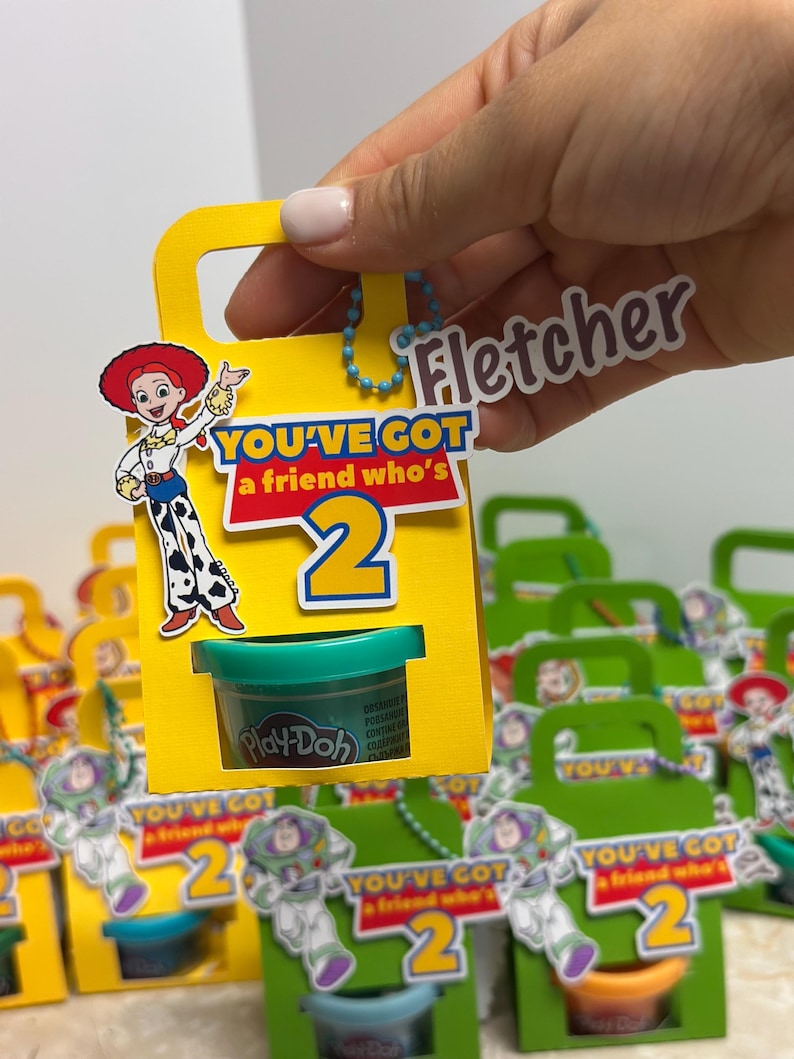 Toy Story Party Favor Play Doh Holder Woody Birthday Favor - Etsy