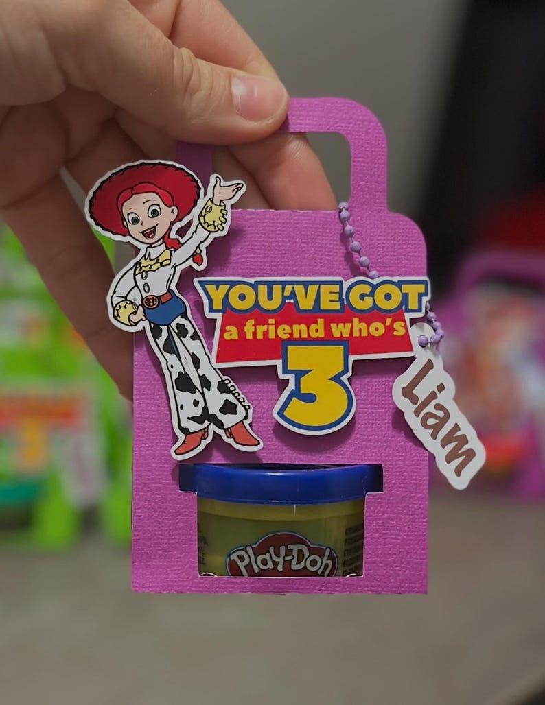 Toy Story Party Favor Play Doh Holder Woody Birthday Favor - Etsy