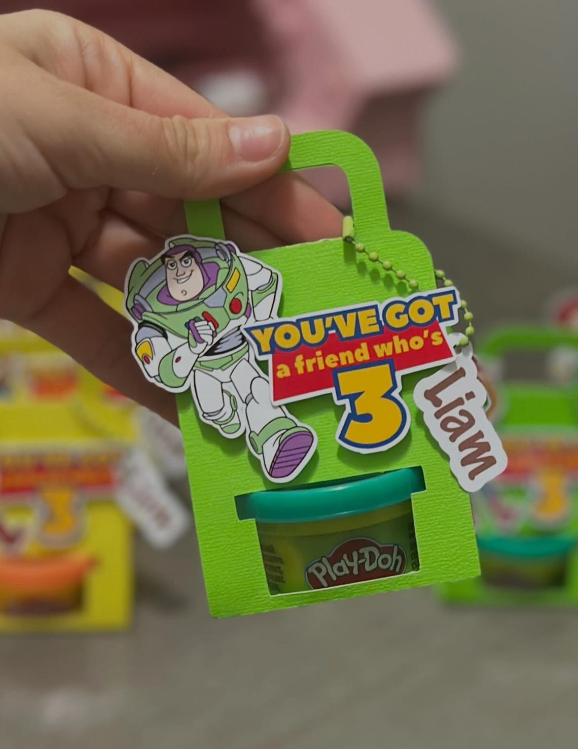 Toy Story Party Favor Play Doh Holder Woody Birthday Favor - Etsy