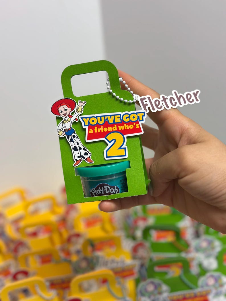 Toy Story Party Favor Play Doh Holder Woody Birthday Favor - Etsy