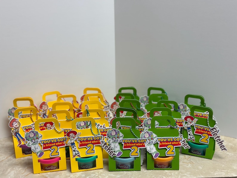 Toy Story Party Favor Play Doh Holder Woody Birthday Favor - Etsy