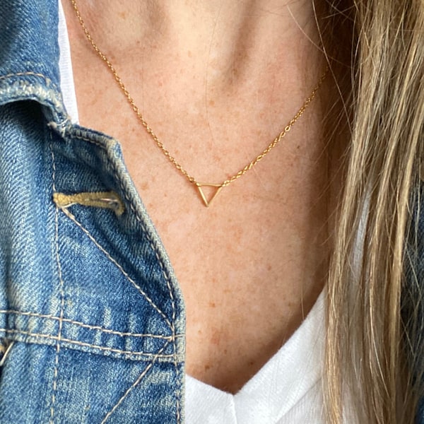 Triangles Necklace - Etsy