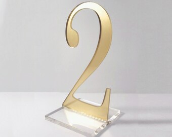 Acrylic numbers | Etsy