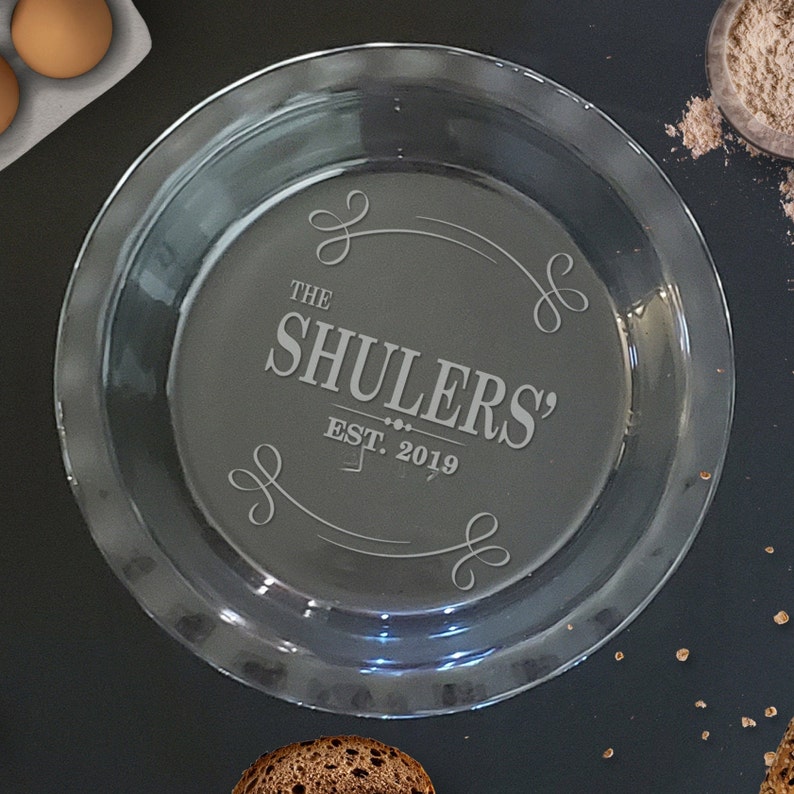 Personalized Pie Dish Custom Engraved Bakeware Pyrex Baking | Etsy