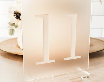 Acrylic Numbers - Etsy