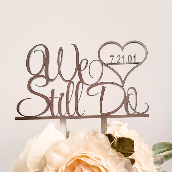 Cake Topper We Do - Etsy
