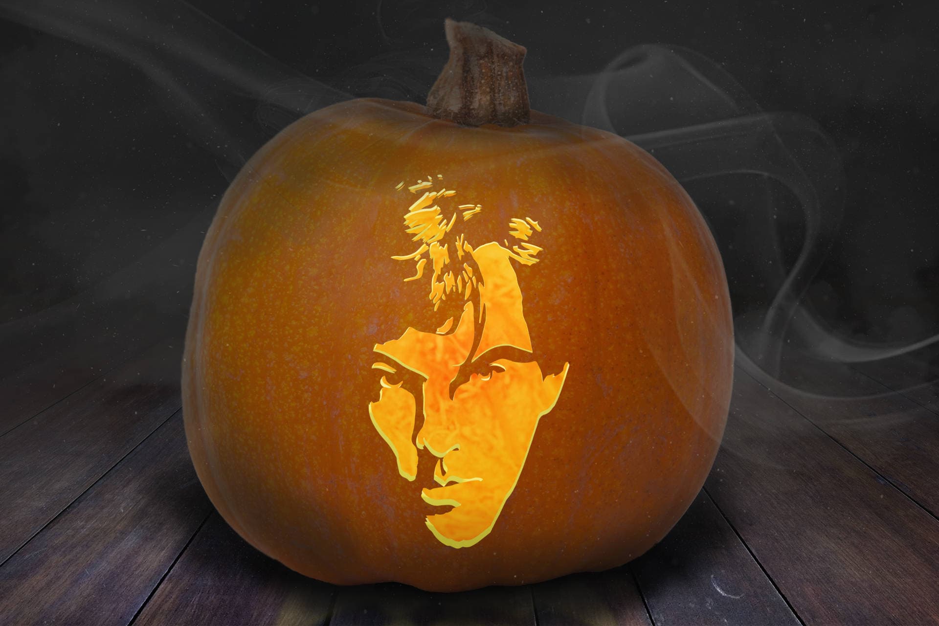 Sherlock Pumpkin Stencil