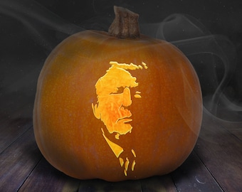 Donald Trump Printable Pumpkin Carving Template Pattern - Etsy