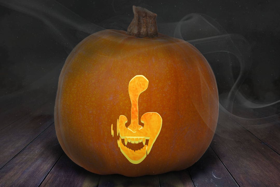 Vampire Pumpkin Carving Stencil Printable - Etsy