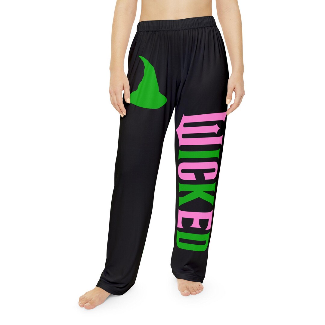 Wickedly Cozy Pajama Pants: Celebrate Glinda & Elphaba in Our Wicked ...
