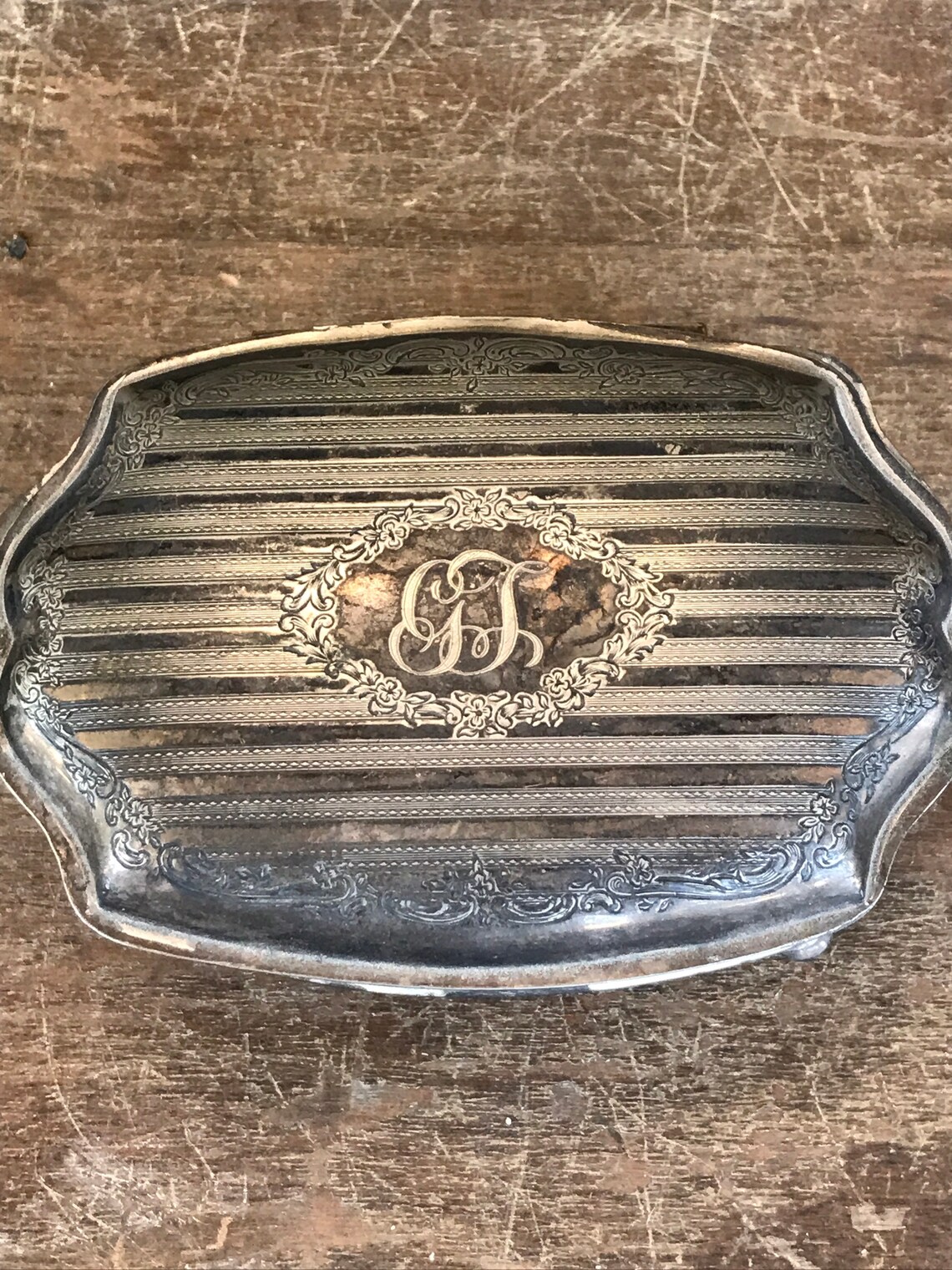 Vintage Wilcox Silver Plate Co Made in USA Decorative Box With ...