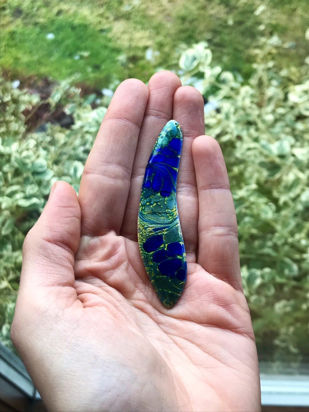 Vintage Signed A. Gagnon Quebec Brooch/pendant With Beautiful Green and ...