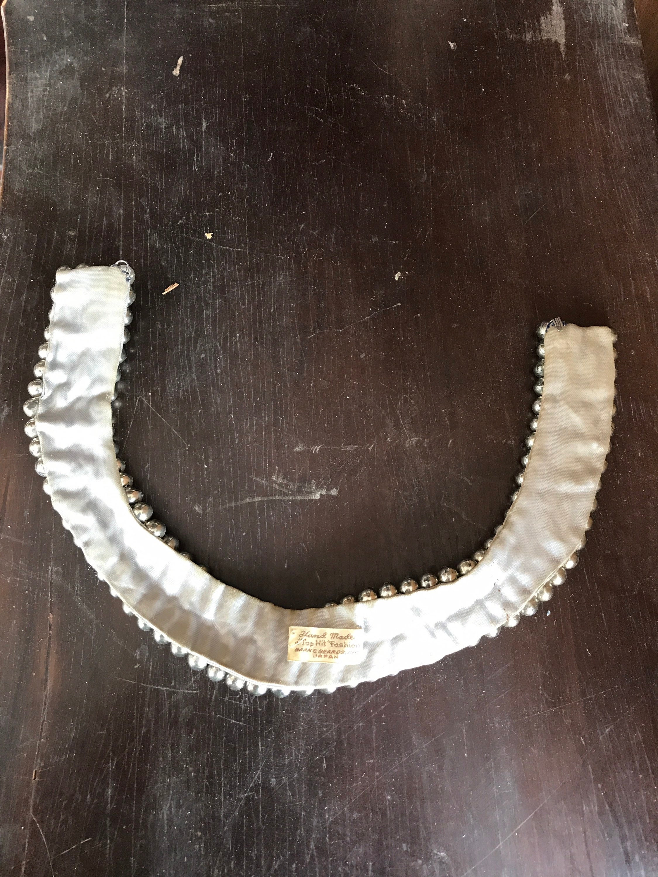 Vintage Handmade Baar & Beards Beaded Collar Necklace Made in | Etsy