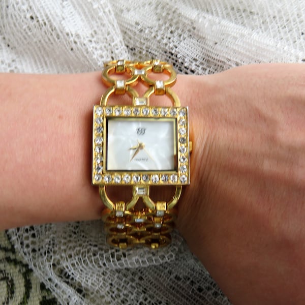 Faux Diamond Watch - Etsy