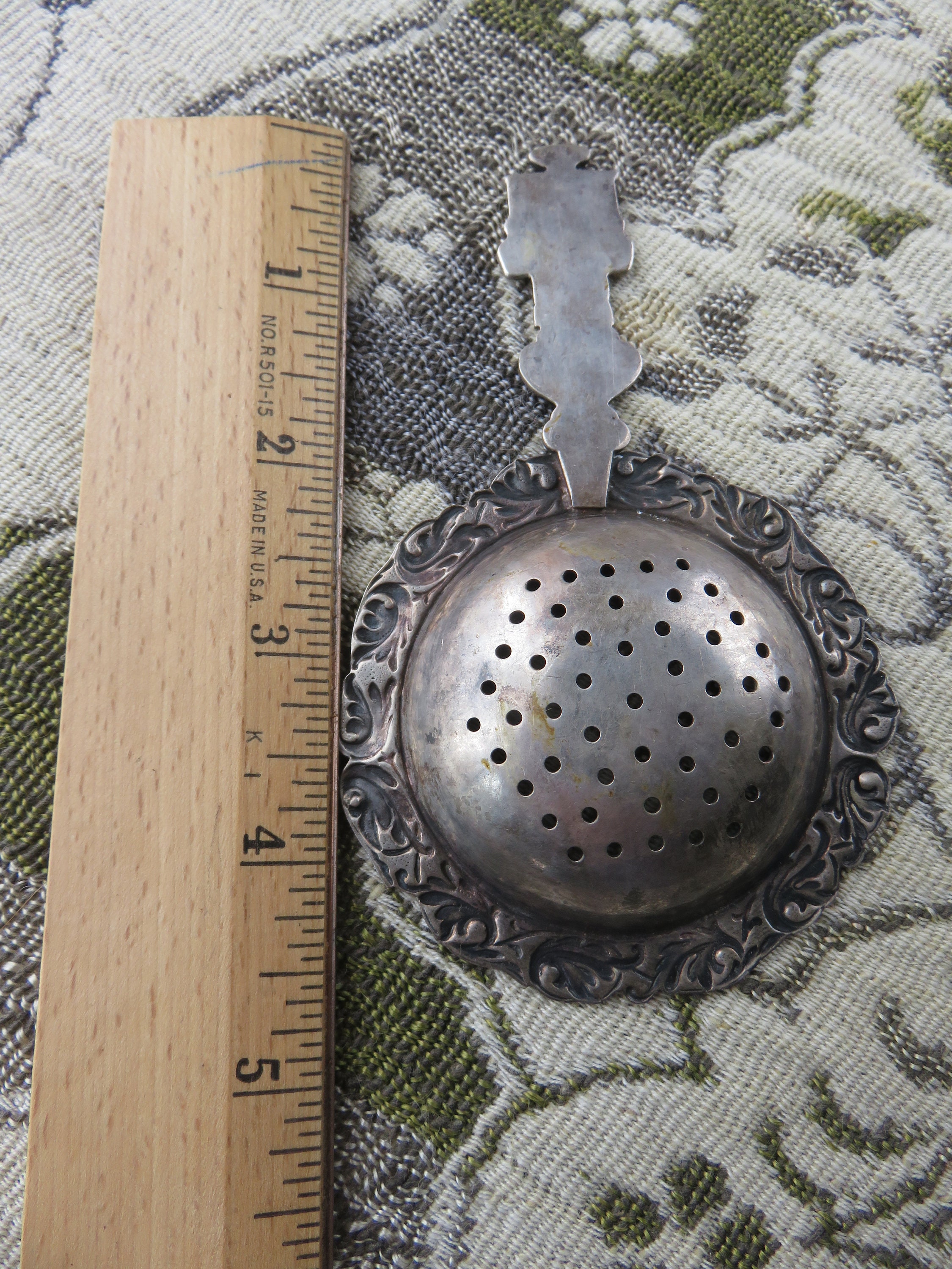 Unique Vintage Silver Metal Tea Strainer with Dutch Woman | Etsy