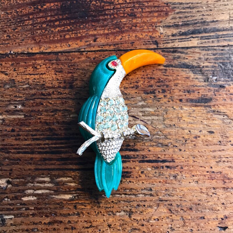 Toucan Brooch - Etsy