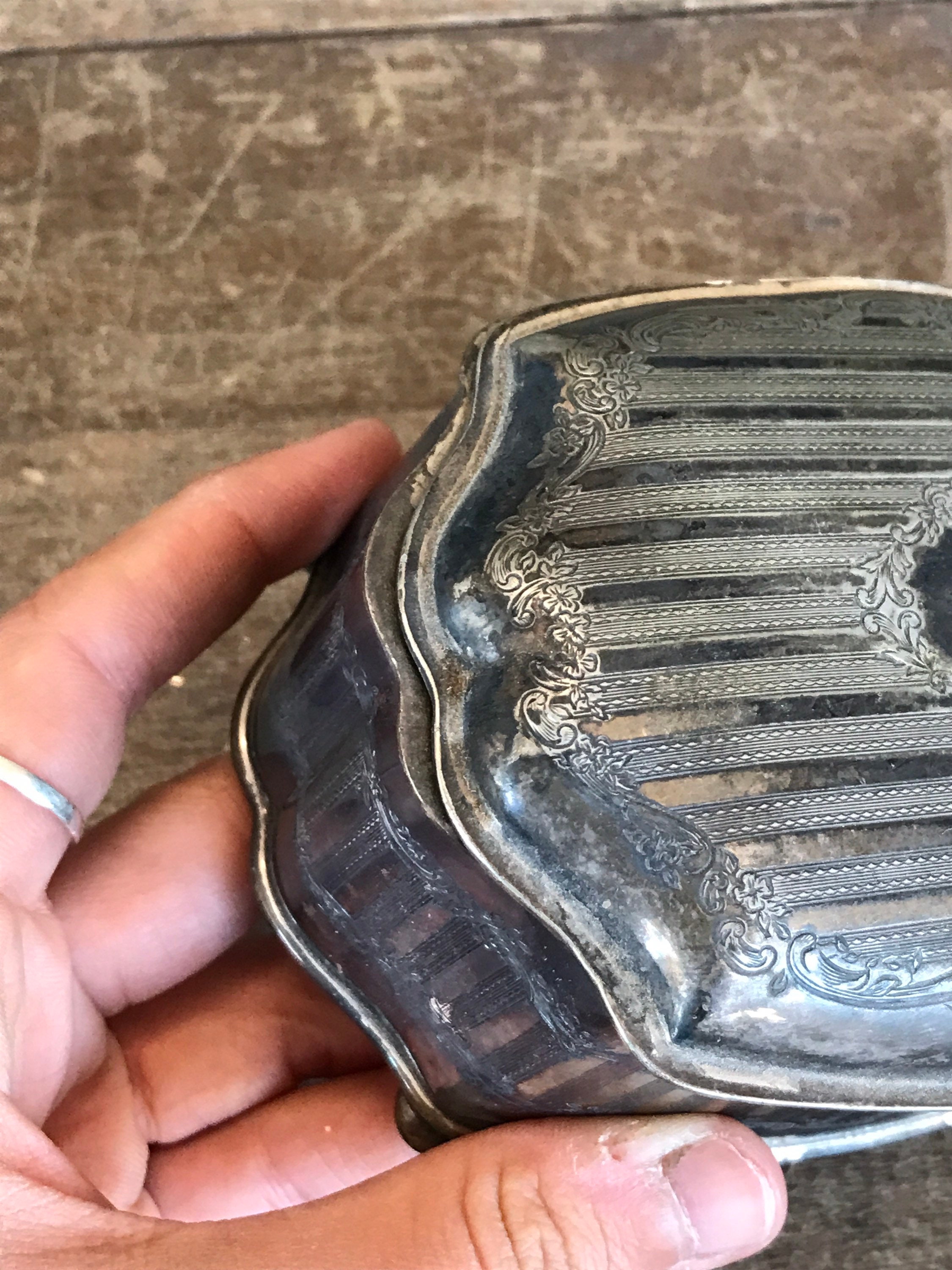 Vintage Wilcox Silver Plate Co Made in USA Decorative Box With ...