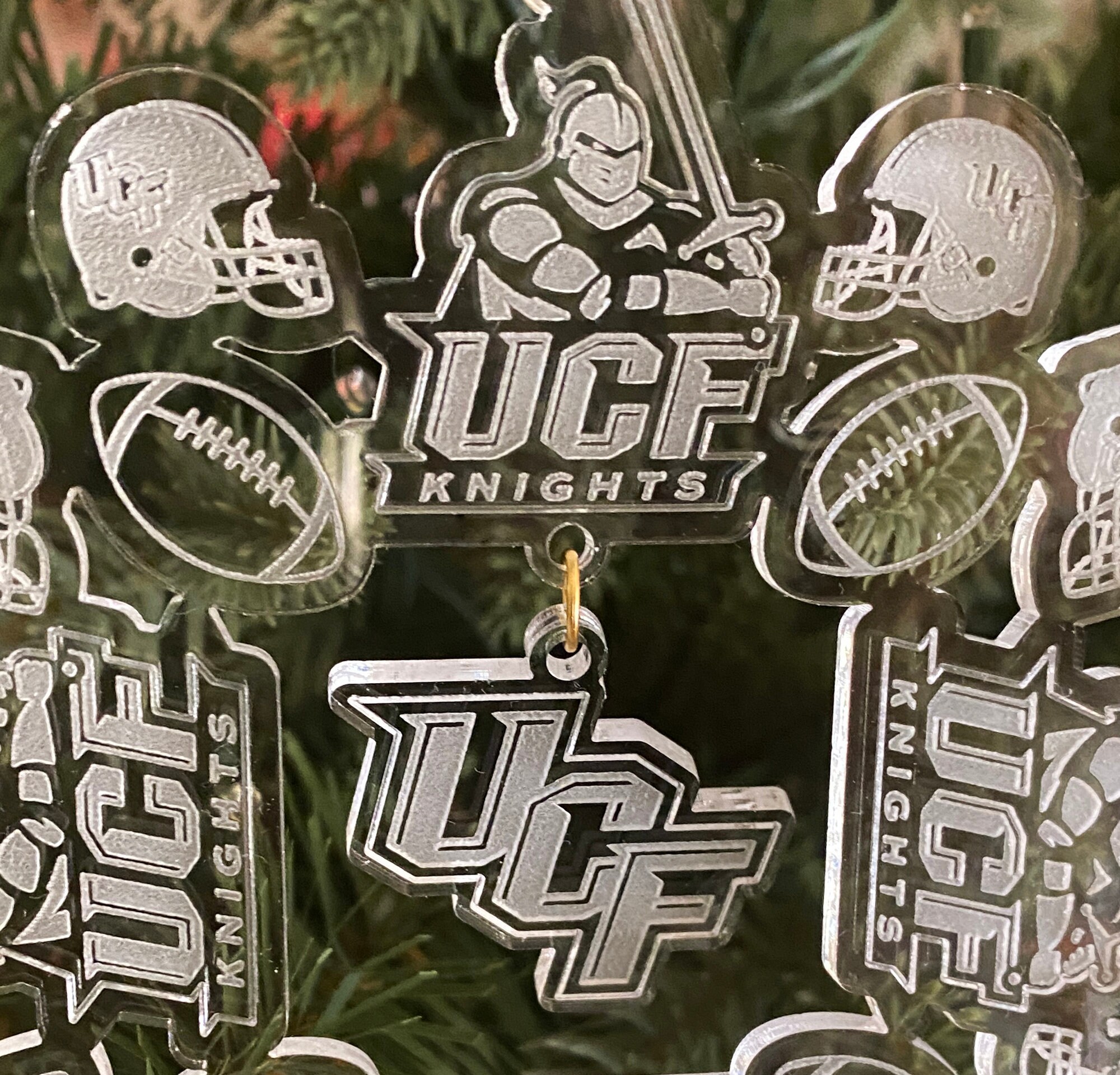 UCF Football Detailed Snowflake Ornament - Etsy