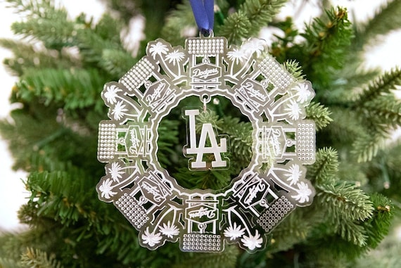 Los Angeles Baseball Detailed Snowflake Ornament - Etsy