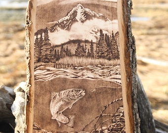 Wood burning art | Etsy