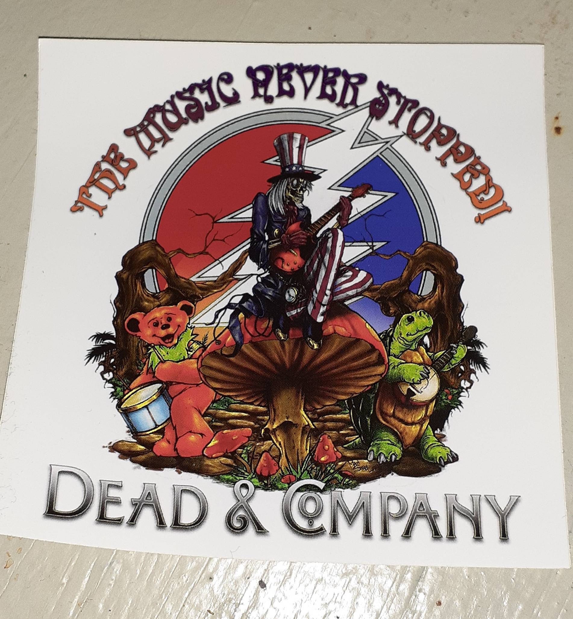 Grateful Dead Stickers Dead and Company 4 for 5.99 | Etsy