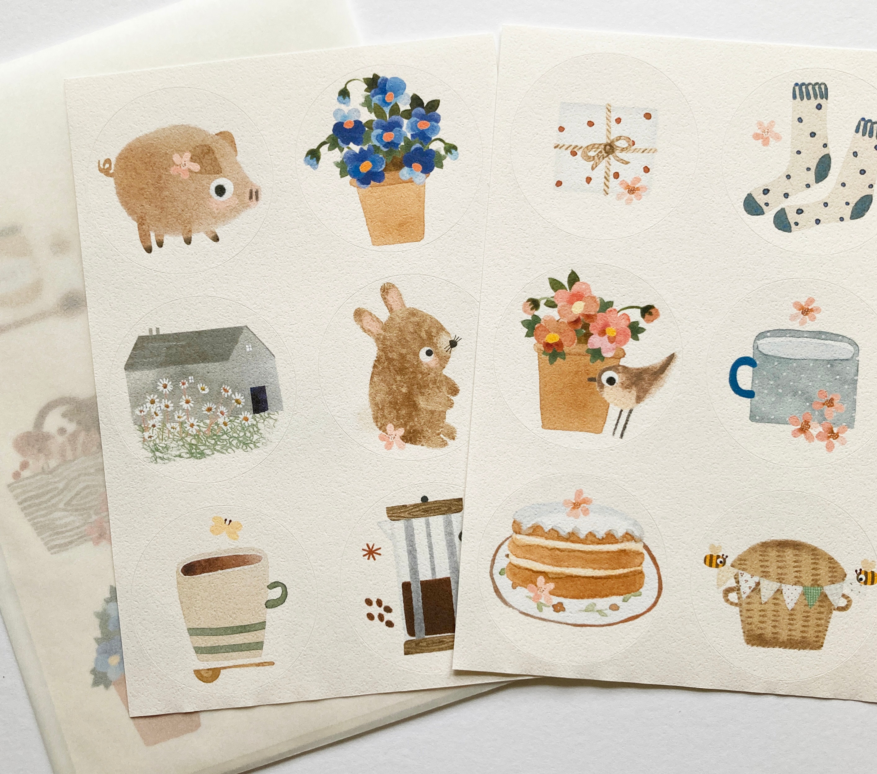 Simple May Stickers - Spring Stickers - Hygge Stickers - Cute Stickers ...