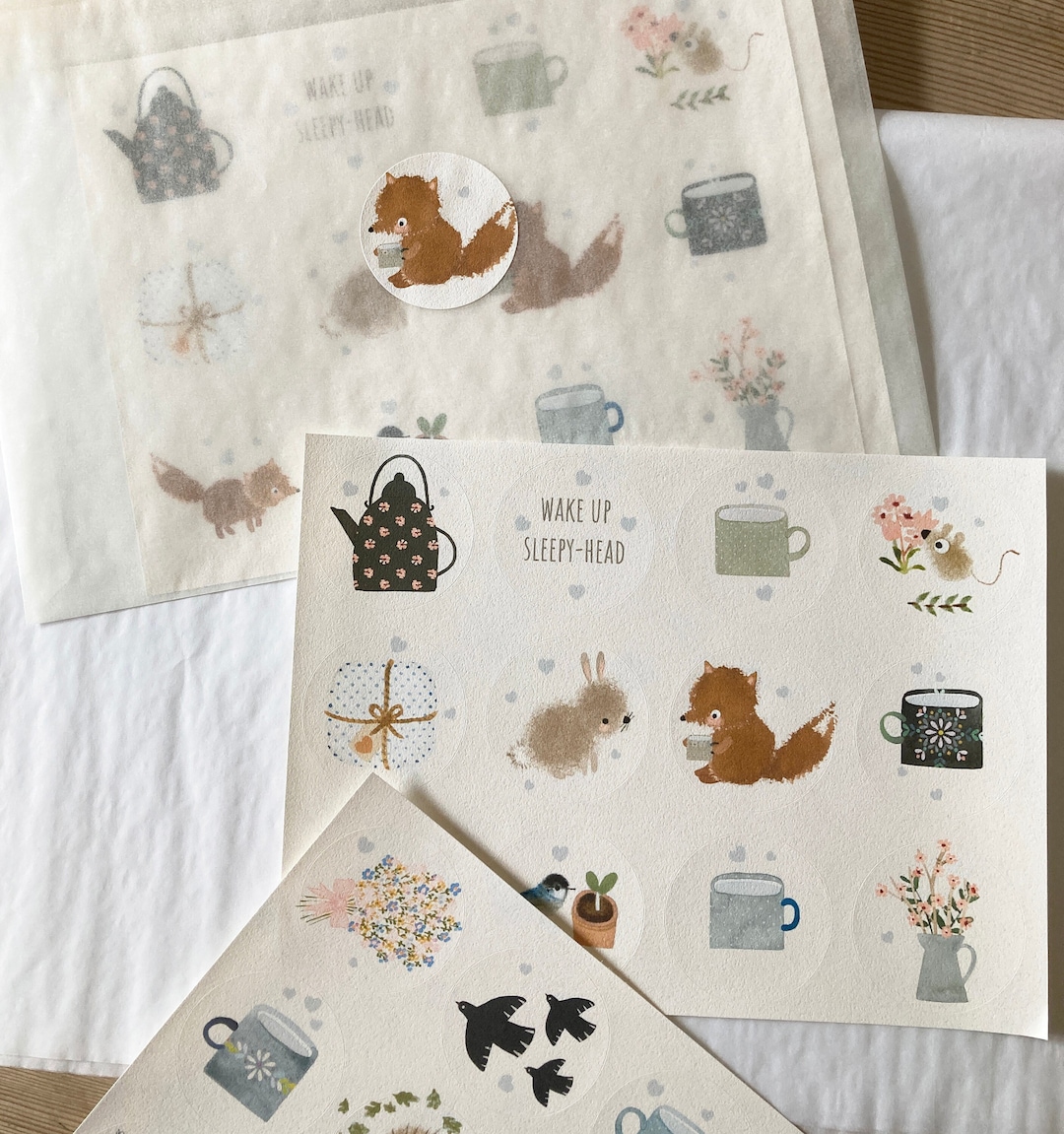 Cute Stickers - Cosy Stickers - Hygge Stickers - Paper Stickers ...
