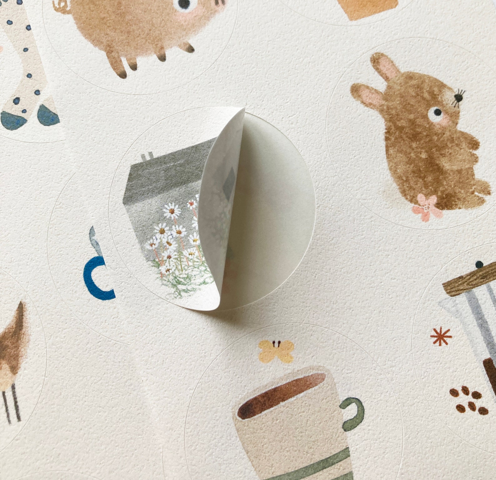 Simple May Stickers - Spring Stickers - Hygge Stickers - Cute Stickers ...