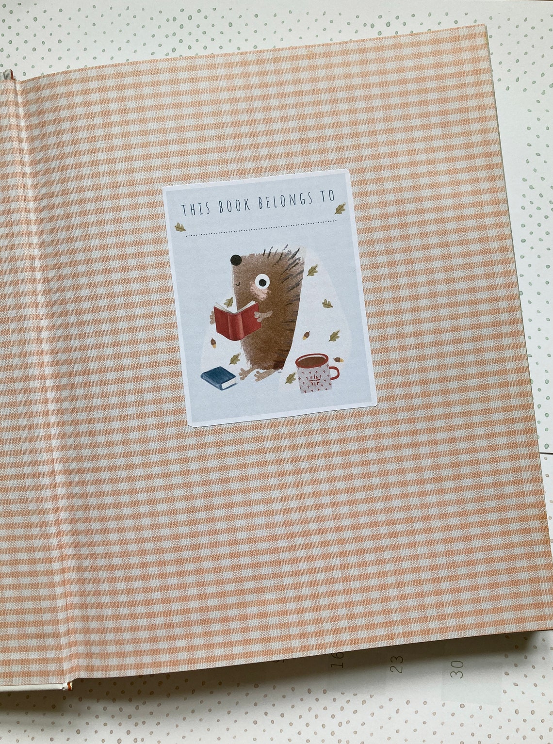 This Book Belongs To Sticker Name Stickers x 2 Book Name | Etsy