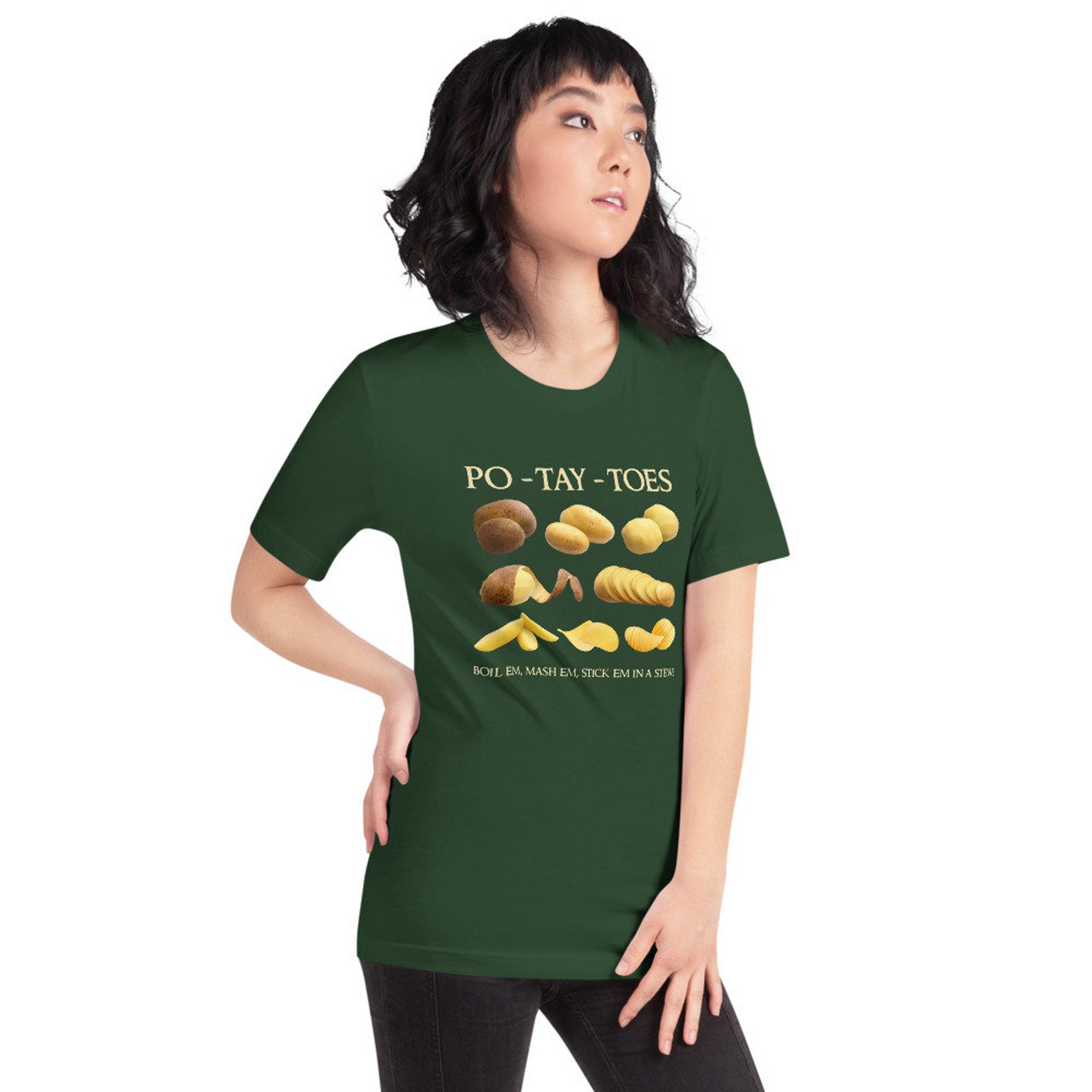 Po Tay Toes Shirt // Potatoes // Samwise Gamgee // Gollum // - Etsy