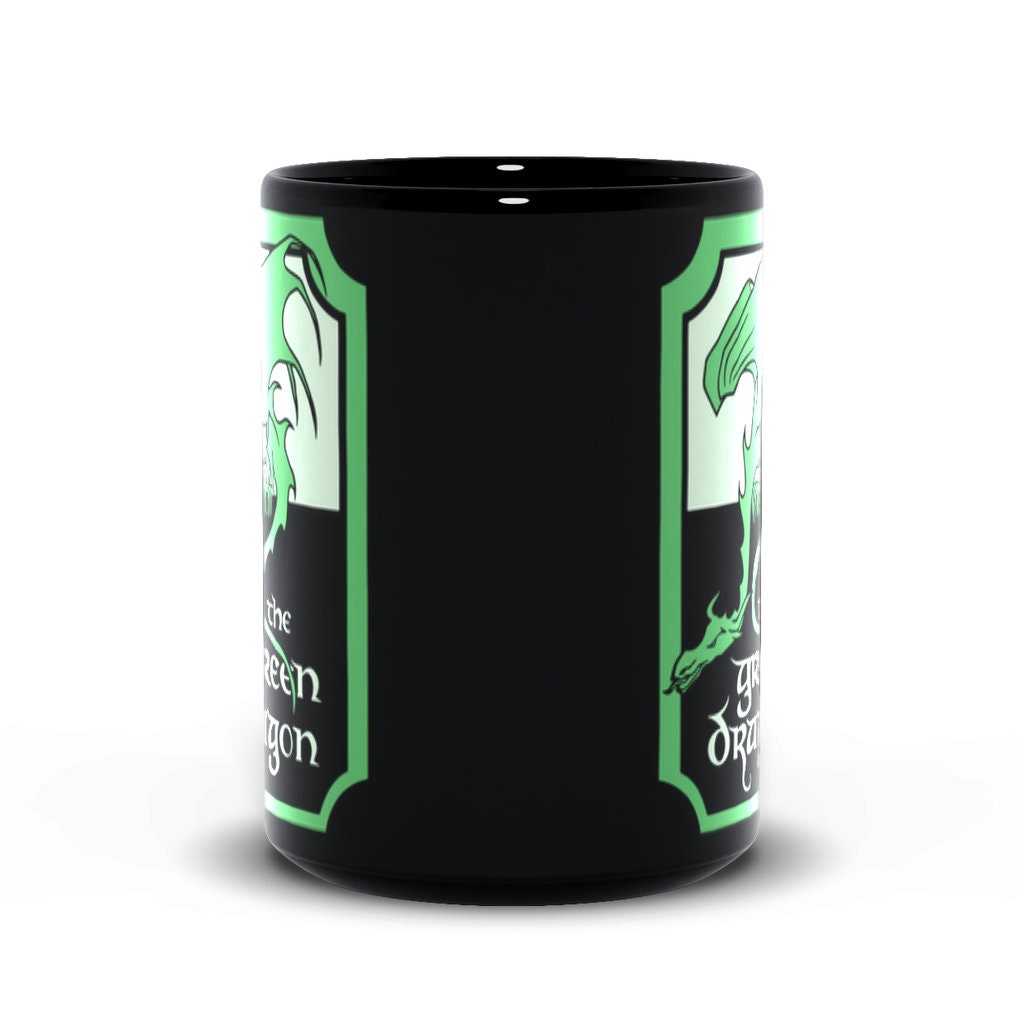 The Green Dragon Mug // Lord of the Rings // Lotr // Tolkien // Gandalf ...