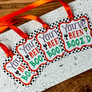 You’ve Been Booz’d Halloween Gift Tags - 6, 12 or 20 Pack - Etsy