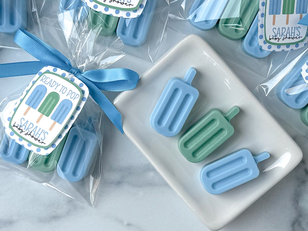 Ready to Pop Popsicle Soap Baby Shower Party Favors - Blue and Green - Etsy