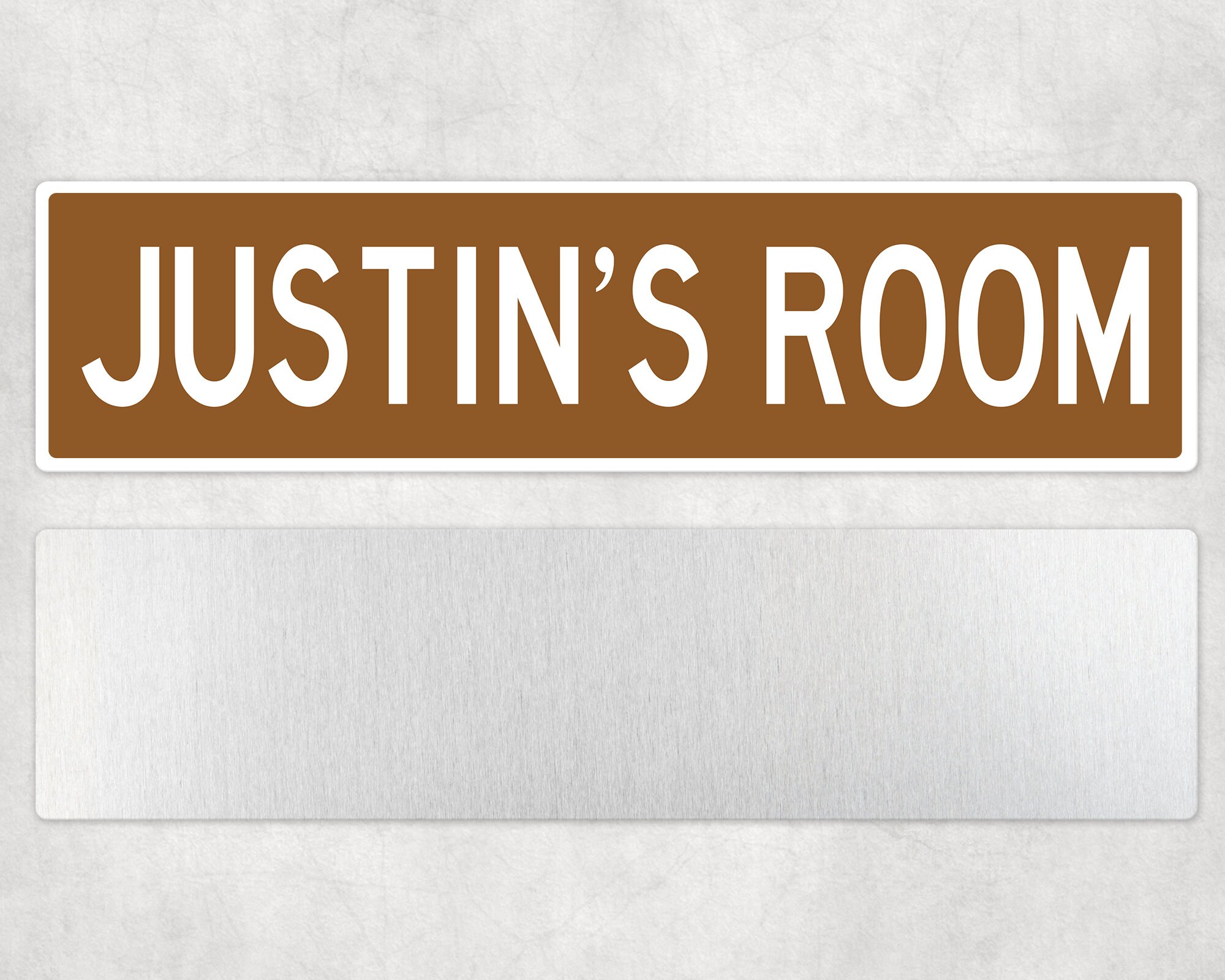Custom Text Metal Bedroom Door Name Sign Kids Room - Etsy