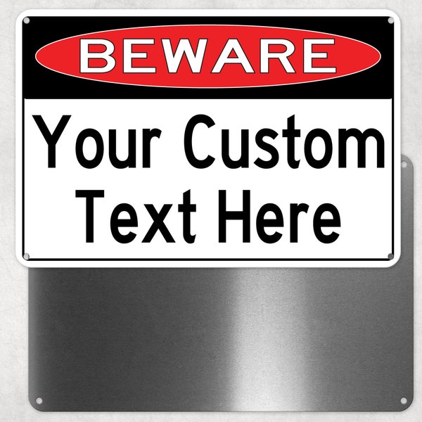 Beware Sign - Etsy