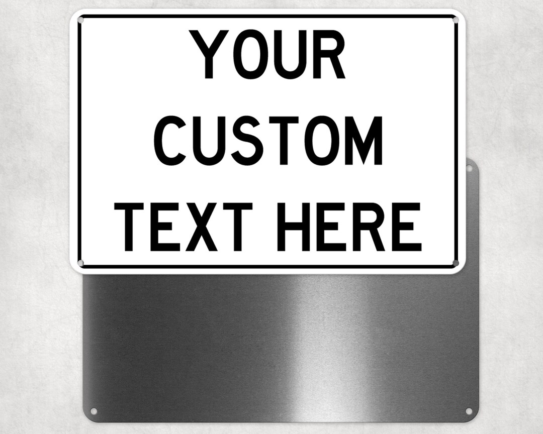 Your Custom Text Metal Sign, Personalized Aluminum Sign,man Cave ...