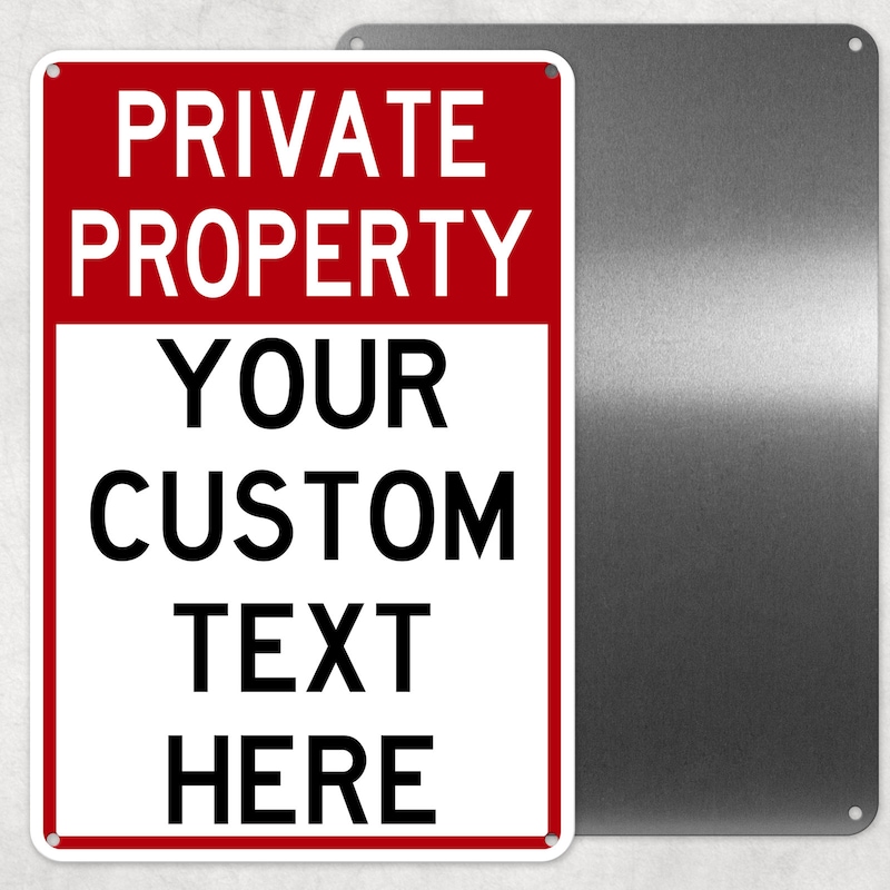 Property Signs - Etsy
