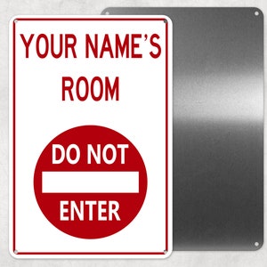 Bedroom Door Sign - Etsy