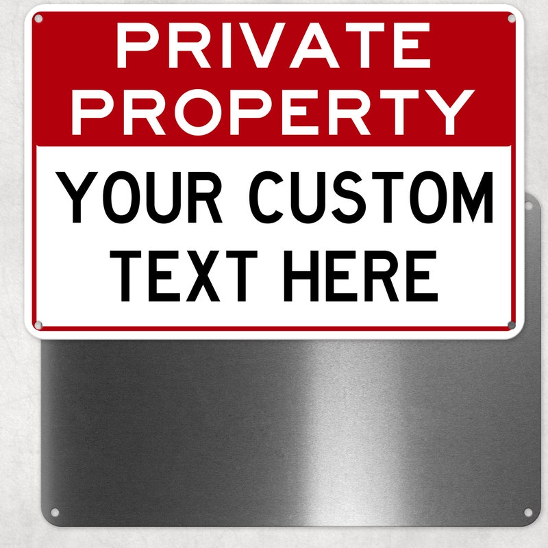 Property Signs - Etsy
