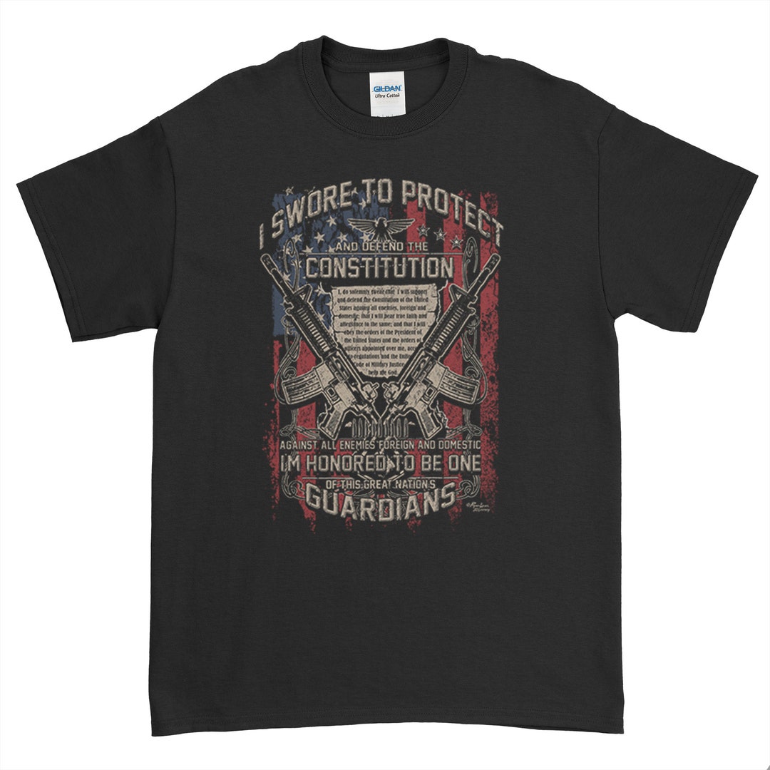 2nd Amendment Guardians T Shirt, Sworn to Protect and Defend the ...