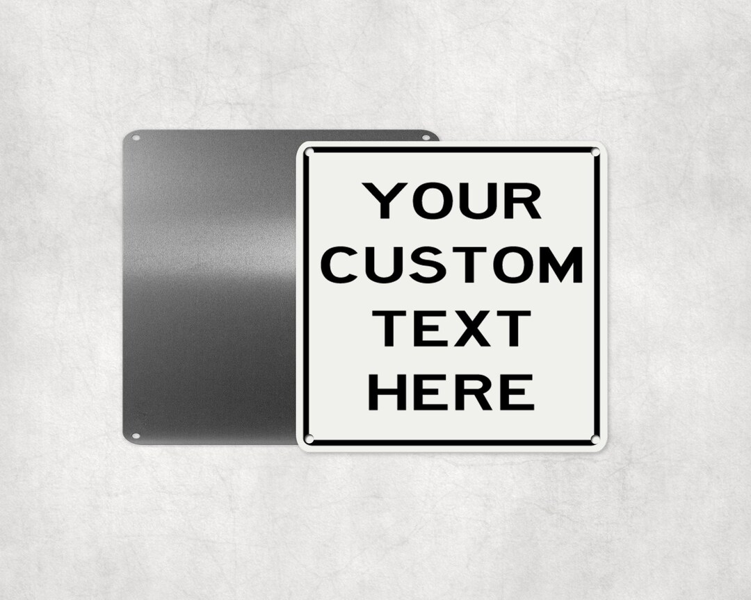 Your Custom Text Metal Sign, Personalized Aluminum Sign,man Cave ...
