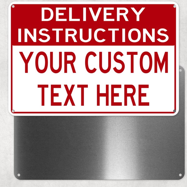 Custom Delivery Sign - Etsy