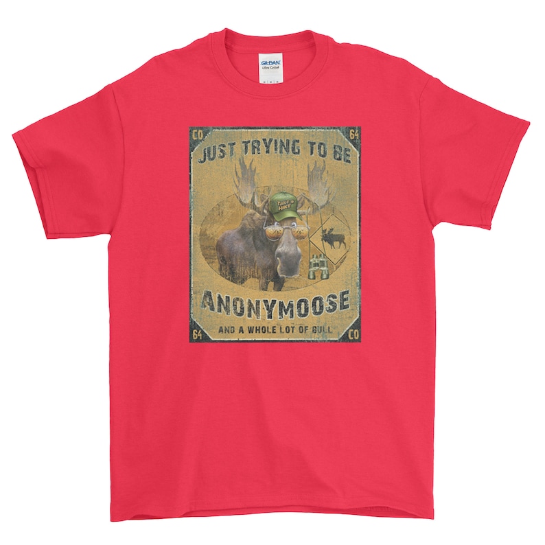 Trying to Be Anonymoose Moose T-shirt - Etsy