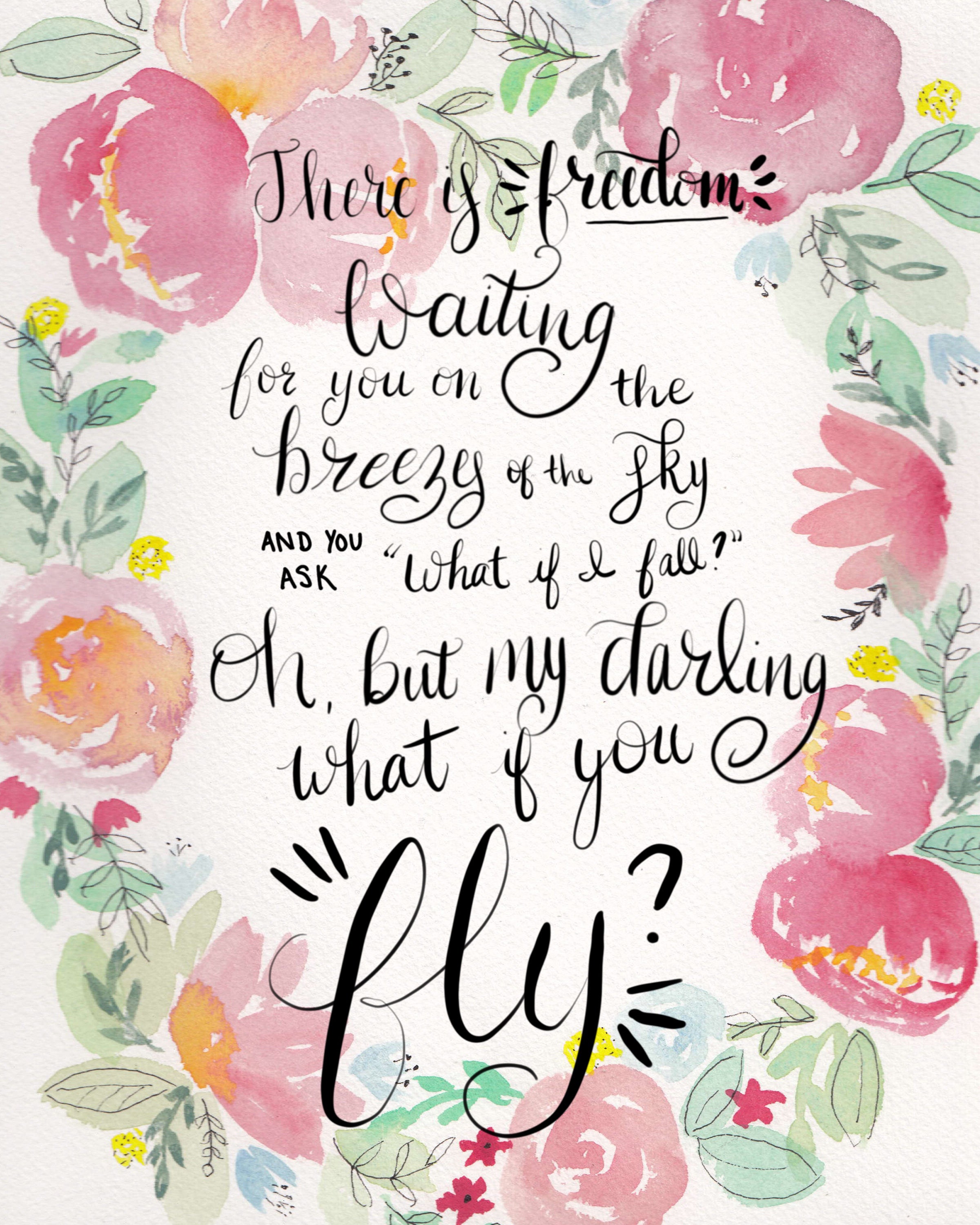What If You Fly Digital Print - Etsy