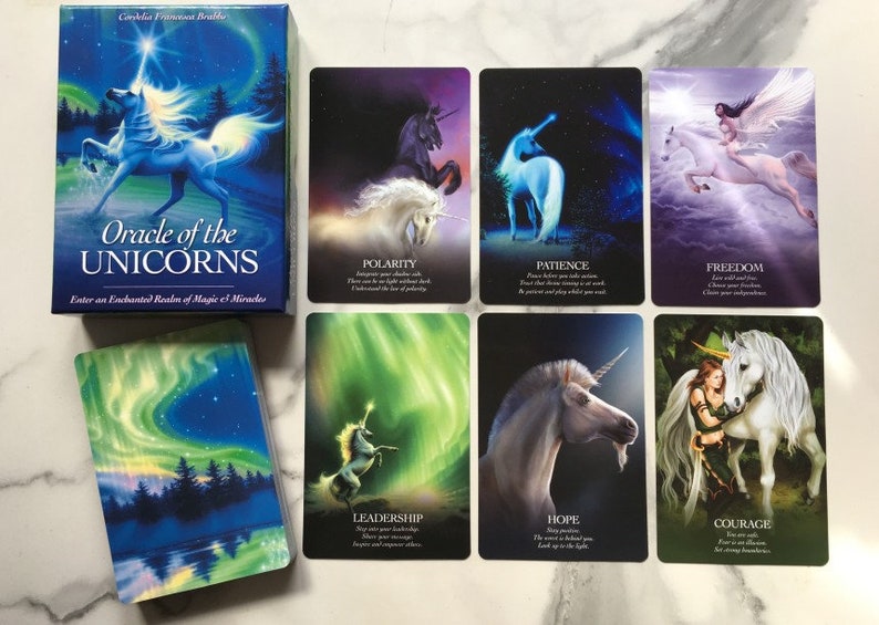 Oracle of the Unicorns 5 Card General Reading, Unicorn Magic, Oracle ...