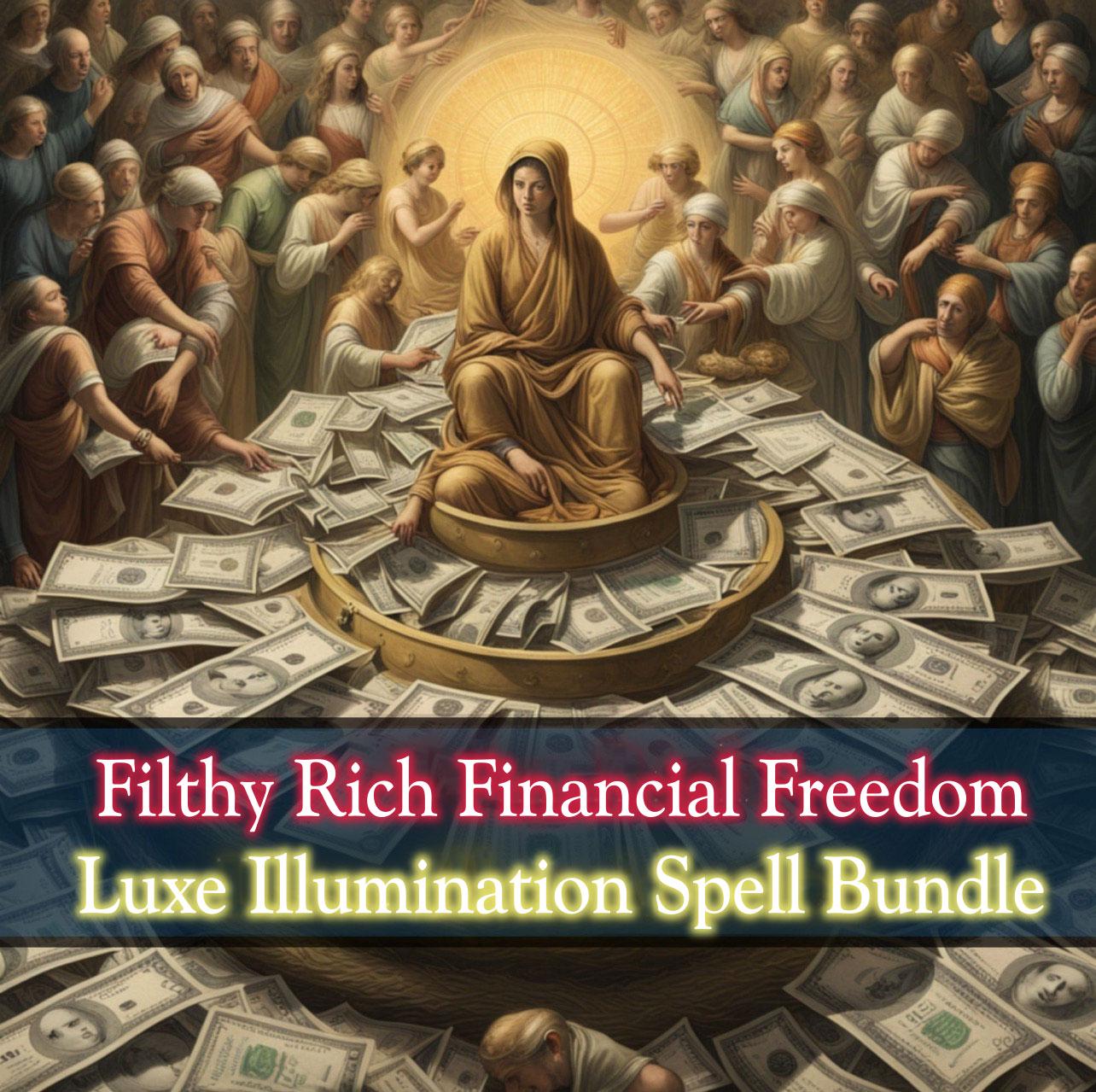 Filthy Rich Financial Freedom Spell Bundle: Wealth Spell + Advanced ...
