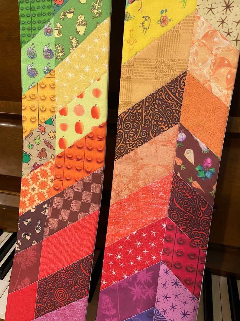 The Quiltmaker’s Gifts - Rainbow Quilted Stole - Etsy